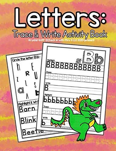 Letters: Trace, Write & Find: Griff, Krystal: 9798623940865: Amazon.com ...
