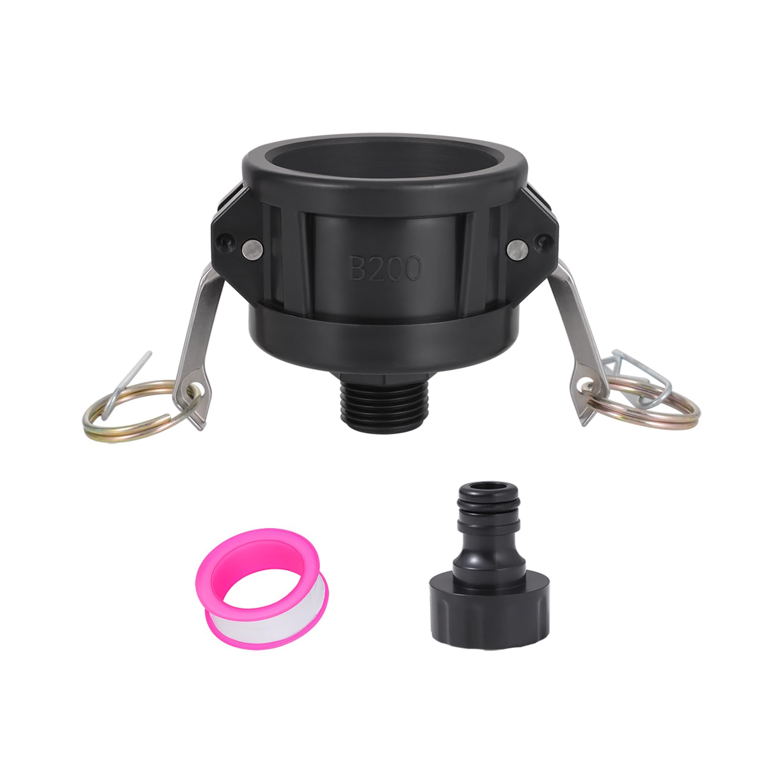 Amazon.com: Walkinginrain 275 330 Gallon IBC Tote Adapter, Fittings ...