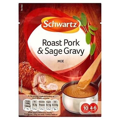 Amazon.com : Schwartz Pork & Sage Gravy Sachet 25g - Pack of 2 ...