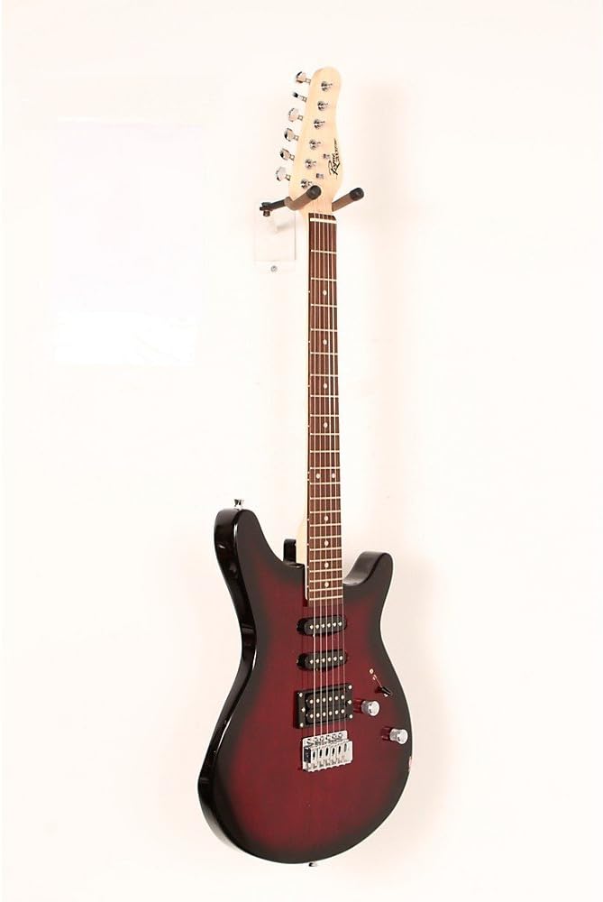 Amazon.com: Rogue Rocketeer Electric Guitar Pack Level 3 Red Burst ...