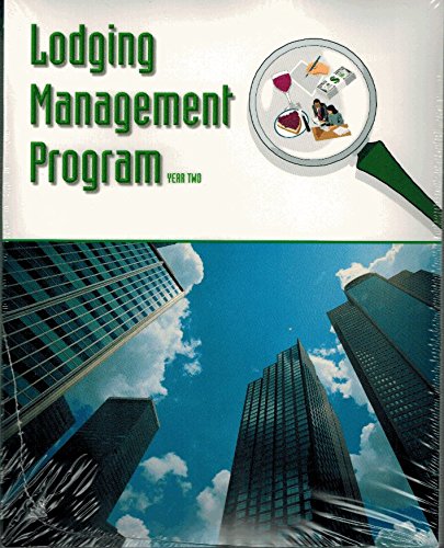 Lodging Management Program Year 2: unknown author: 9780866122160: Amazon.com: Books