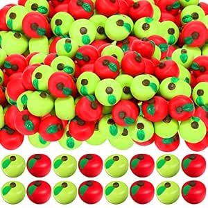 Buy 60 Pieces Fruit Stress Ball Toys Red and Green Fruit Stress Relief ...