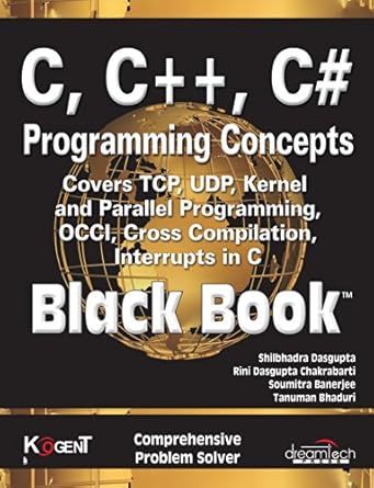 Buy C, C++, C# Programming Concepts, Black Book Book Online at Low ...