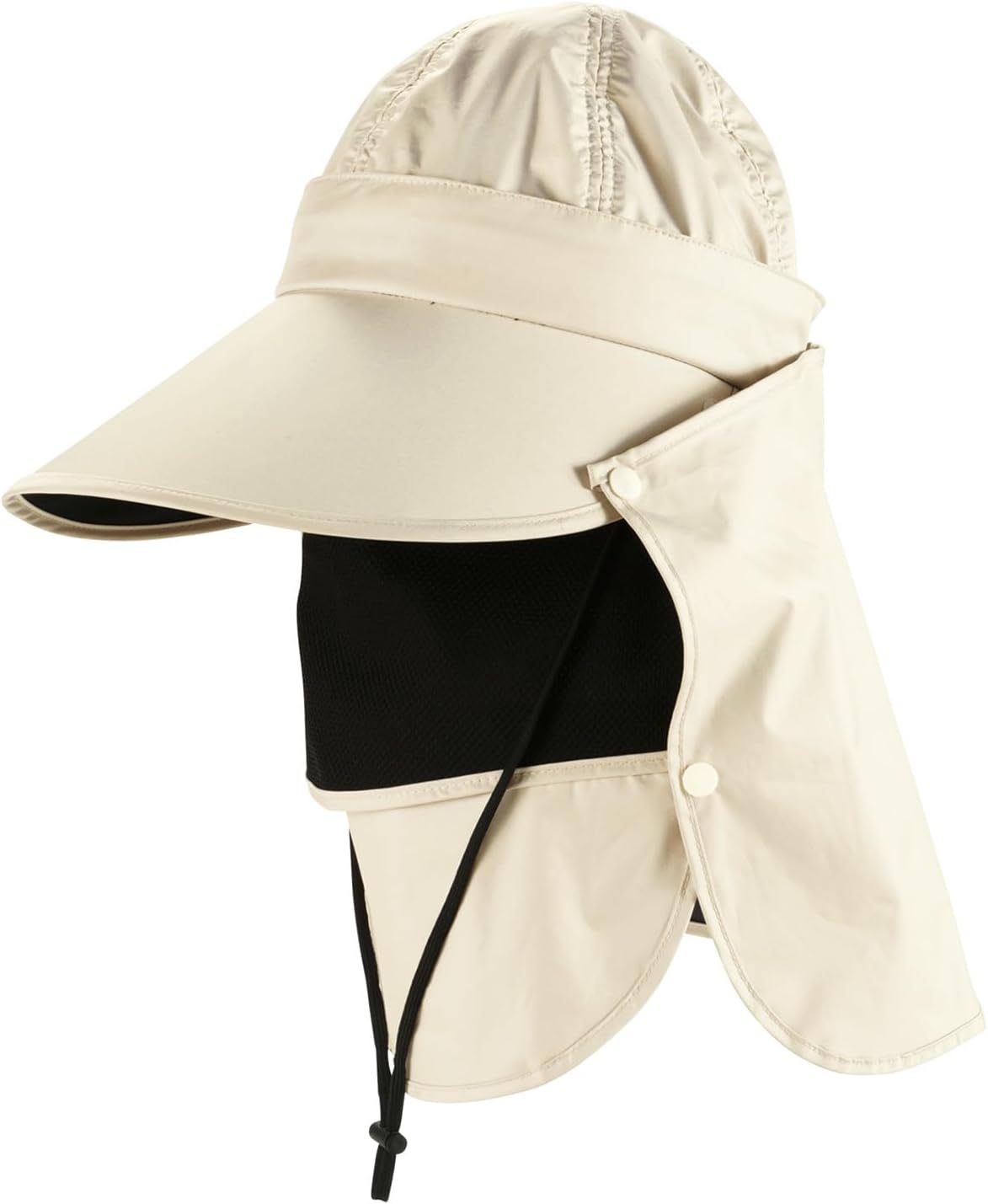 Amazon.co.jp: [Wpc.] 【2025】最強の日傘 UVO（ウーボ）UV4wayサンバイザー ベージュ 紫外線 UV対策 UPF50+ 遮熱 サイズ調節 折りたたみ メッシュ ...