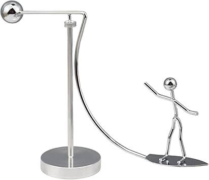 Amazon.com: Fisherman Balancing Sculpture, Stainless Steel Kinetic ...
