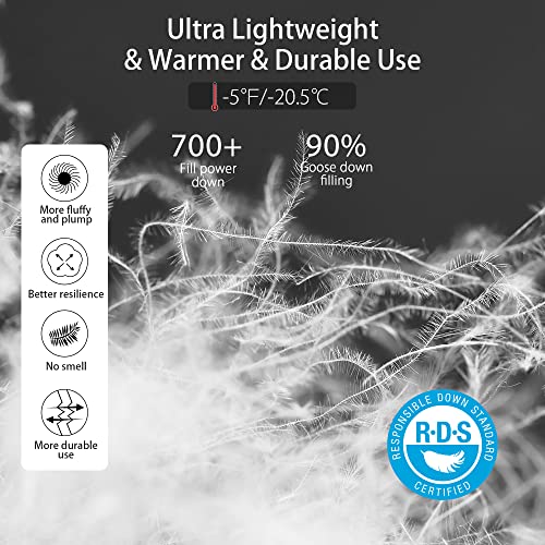 Snapklik.com : Womens Goose Down Mittens Waterproof Touch Screen ...