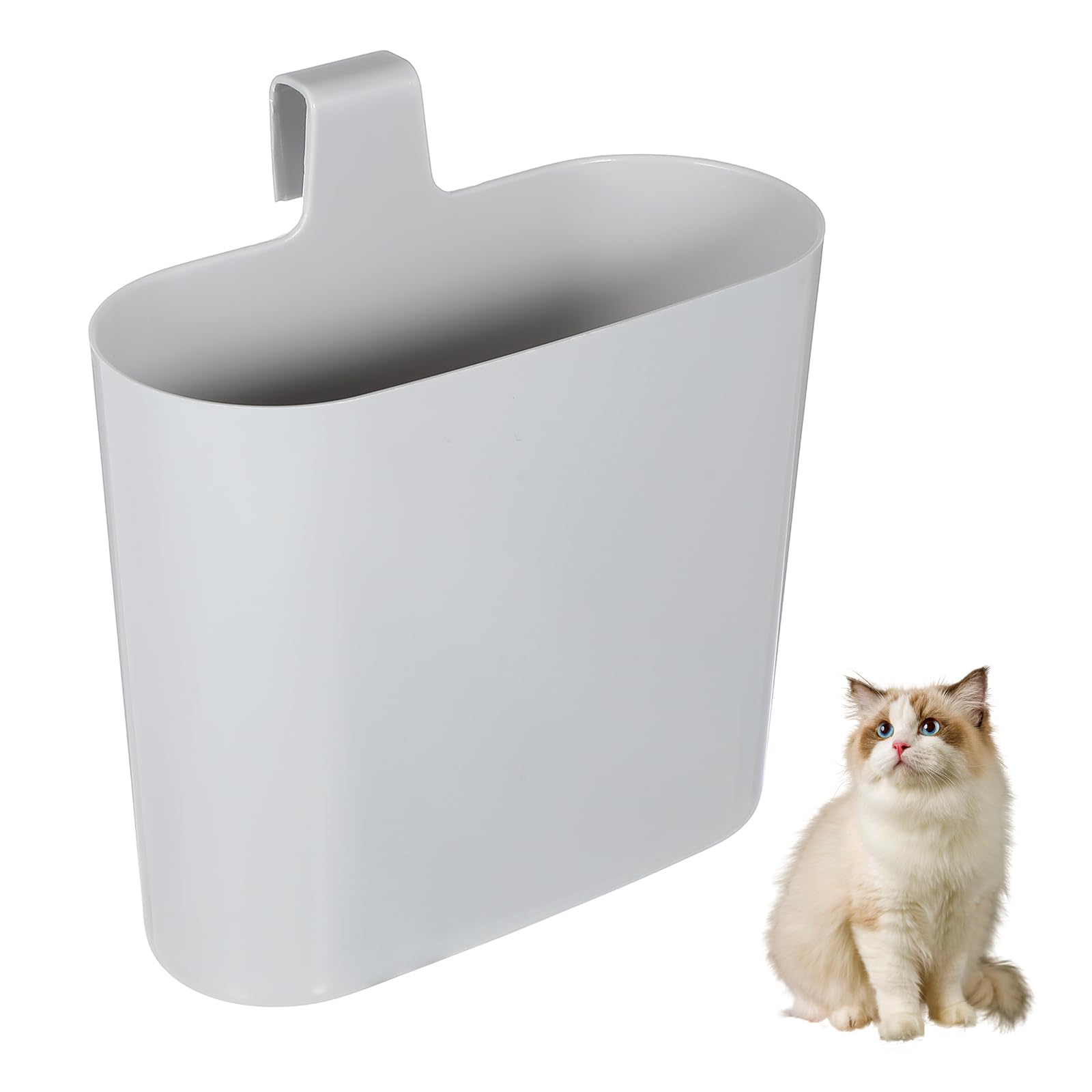 Amazon.com : POPETPOP Cat Litter Scoop Holder, Small Trash Can Litter ...