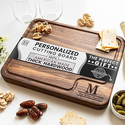 Amazon.com: Custom Cutting Boards Wood Engraved - Personalized Cutting ...