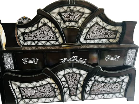 Furniture Bed with Storage (King Size Bed), Solid Wood Double Bed ...