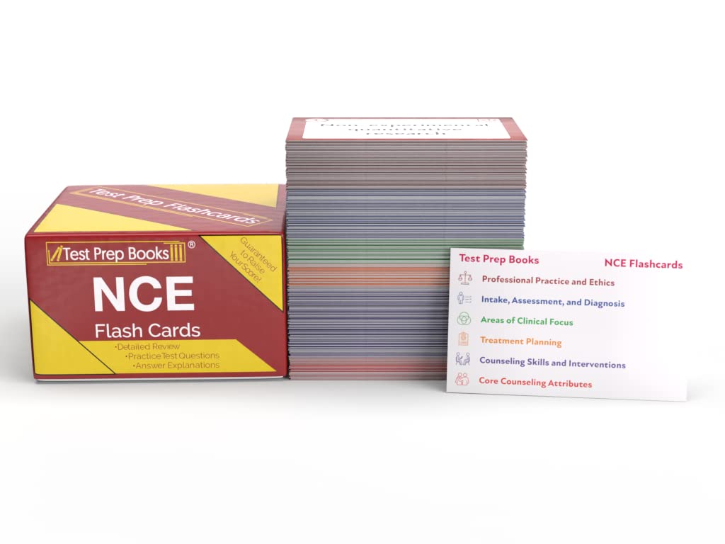 Snapklik.com : NCE Study Cards: NCE Exam Prep 2023-2024