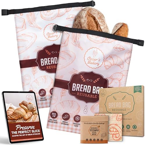 Amazon.com: Reusable Bread Bags for Homemade Bread- Sourdough Bread ...