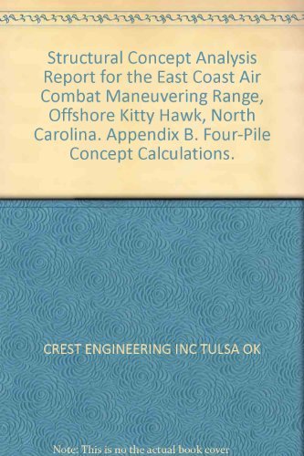 Structural Concept Analysis Report for the East Coast Air Combat ...
