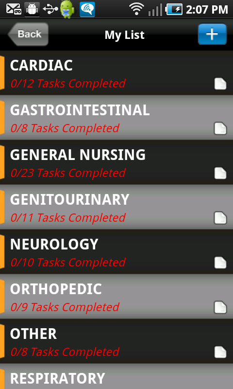 CNA Skills Planner Checklist - App on the Amazon Appstore