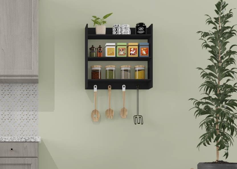 VOLDMART Kitchen Rack Wooden/Kitchen Racks and Shelves for Storage ...