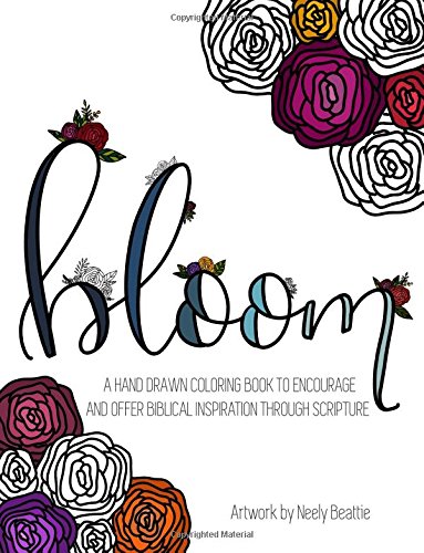 Amazon.com: Bloom: A hand drawn coloring book: 9781543169294: Beattie ...