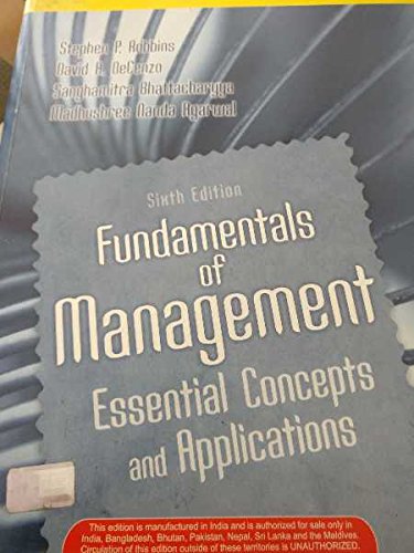 Fundamentals of Management Essential Concepts and Applications : Amazon ...