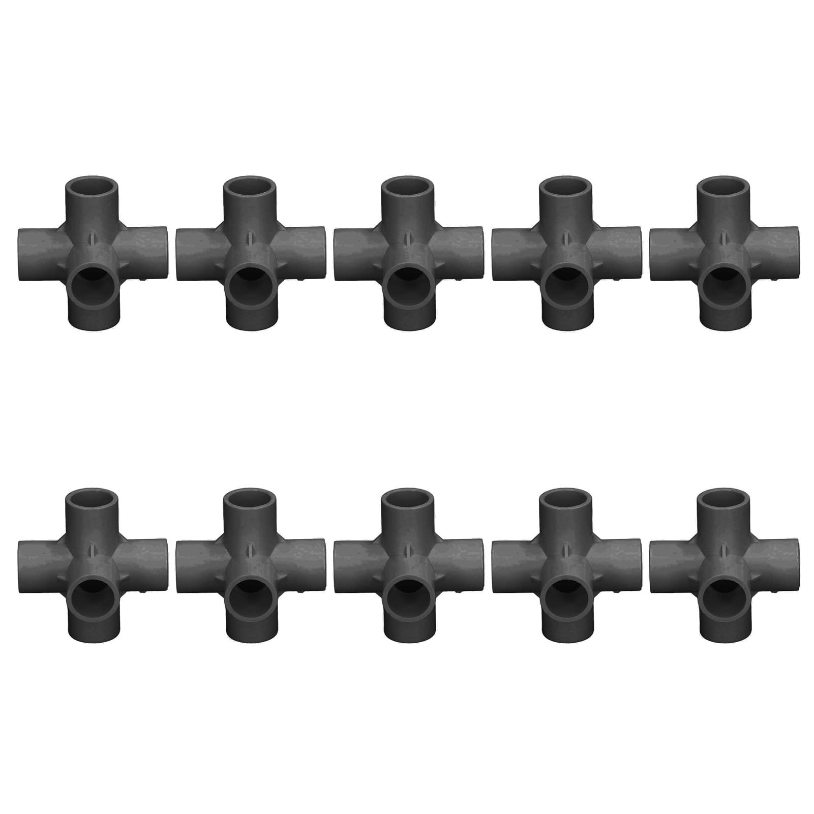 Amazon.com: 6 Way Pipe Fittings, 10PCS 6 Way Side Fittings, Pipe ...