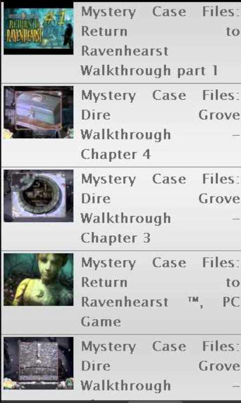 Aplicación Guide for Mystery Case Files: Return to Ravenhearst (FREE ...