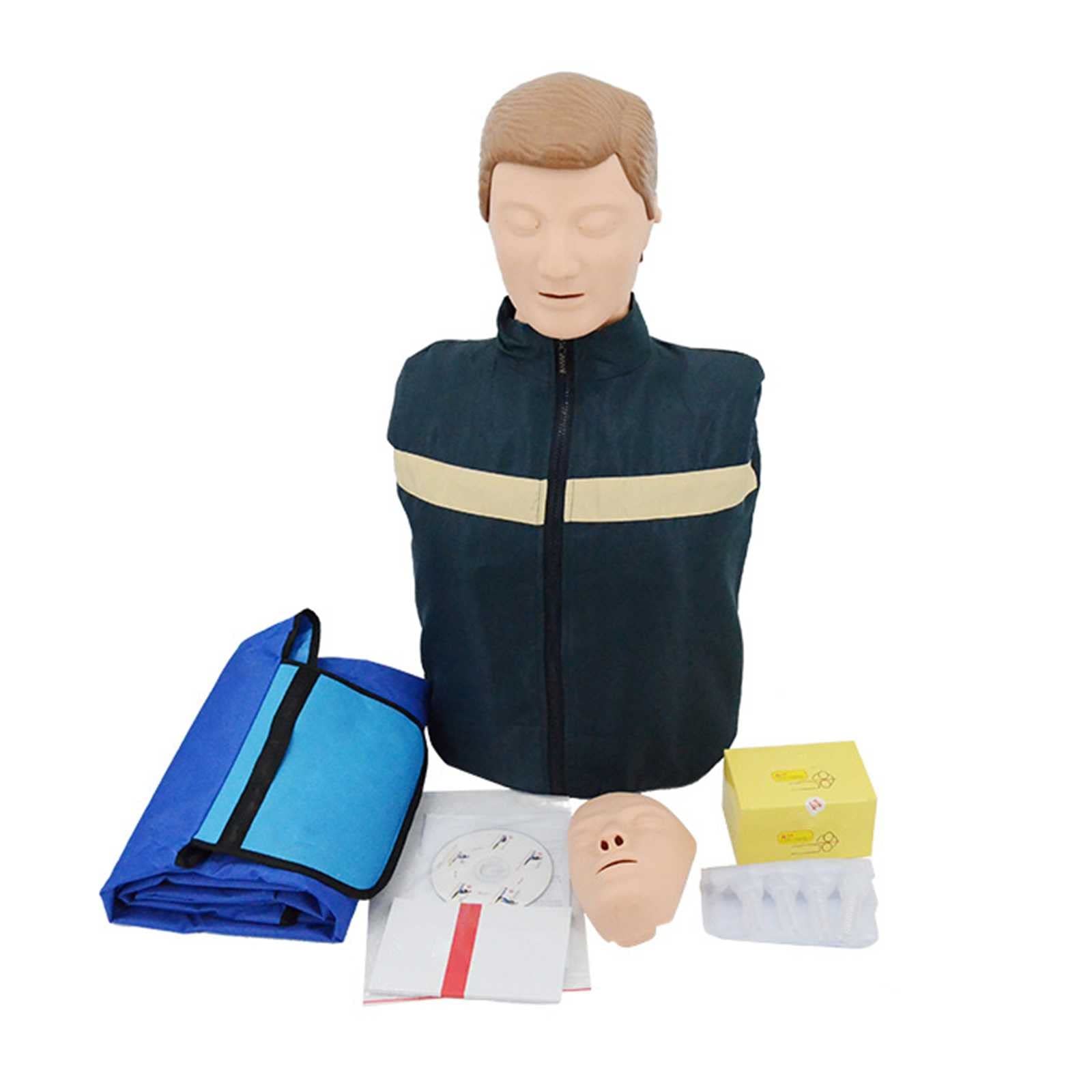 Buy GGQQ Half Body CPR Training Manikin Adult Half Body First Aid ...