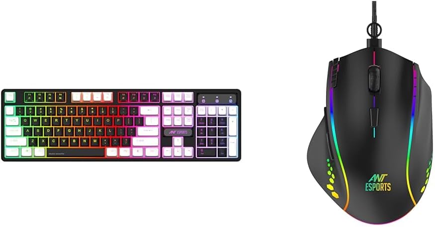 Amazon.in: Buy Ant Esports MK1400 Pro Backlit Membrane Wired Gaming ...