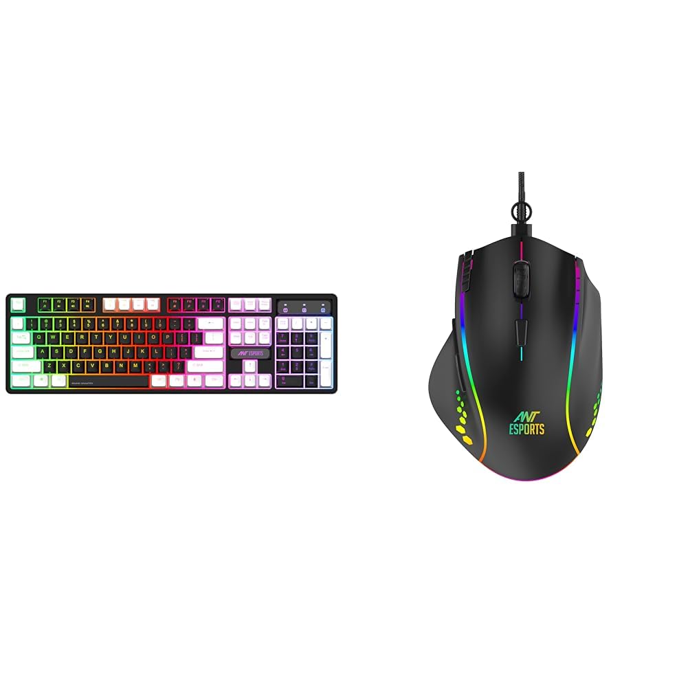 Amazon.in: Buy Ant Esports MK1400 Pro Backlit Membrane Wired Gaming ...