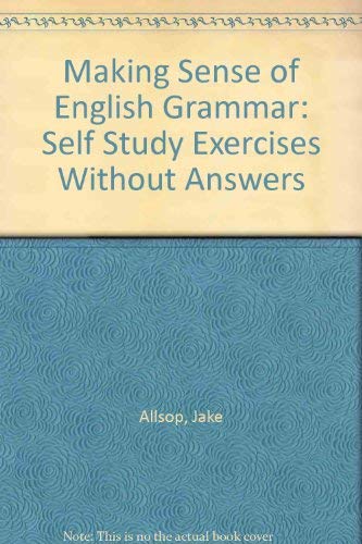Exercises (Making Sense of English Grammar) : Allsop, Jake: Amazon.es ...