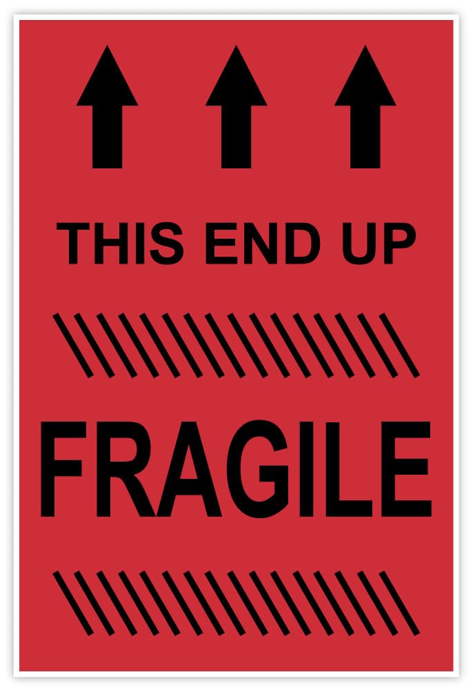 Amazon.com - Fragile This END UP Sticker Decal 3" x 5"