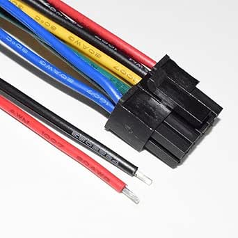 elpart 5PCS Molex 3.0MM Cables 20AWG Small 5557 5559 Male Female Air Docking Electronic Cable ...