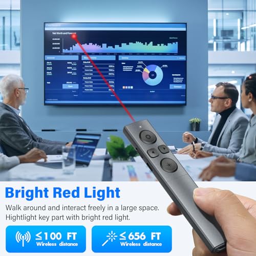 Snapklik.com : 2-in-1 USB Type C Presentation Clicker, Rechargeable ...