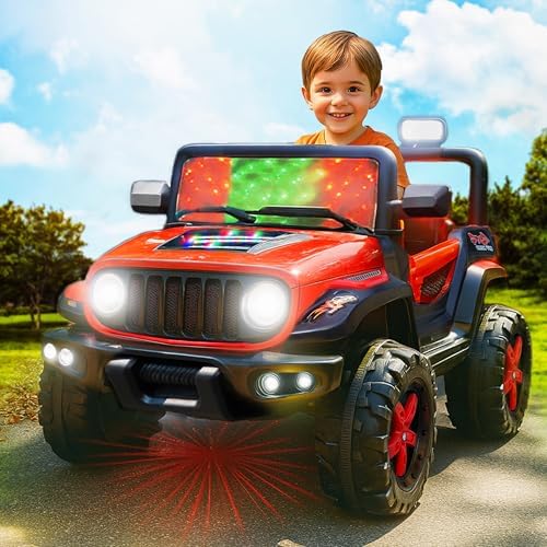 Buy Kidsmate Power Ride Big Battery Operated Car for Kids with LED ...