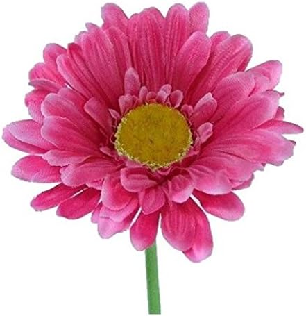 6 Gerberas artificiales moradas con grandes pétalos, espectacular para ...