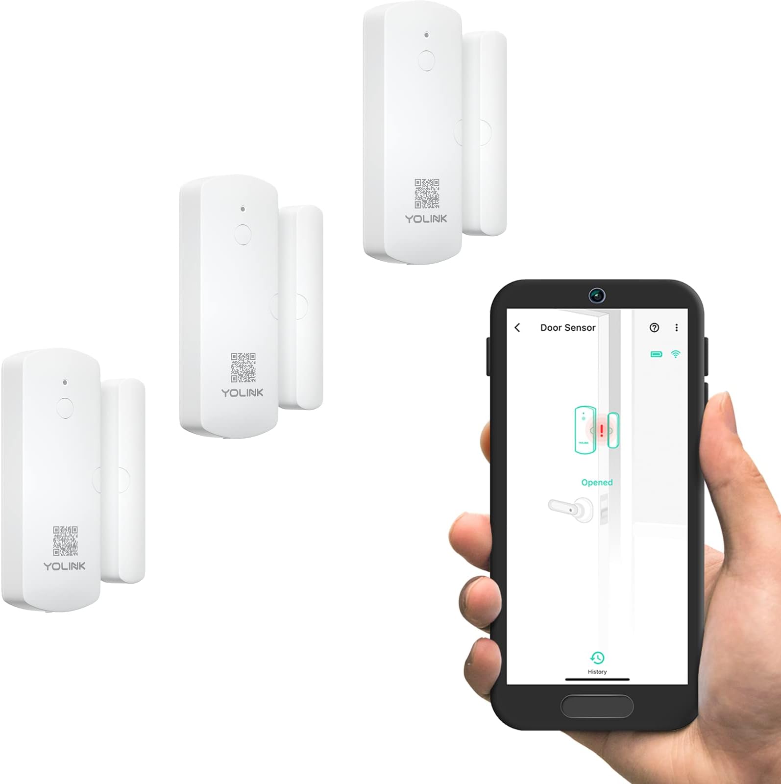 Amazon.com: YoLink LoRa Smart Door & Window Sensor 3-Pack: Door Left ...