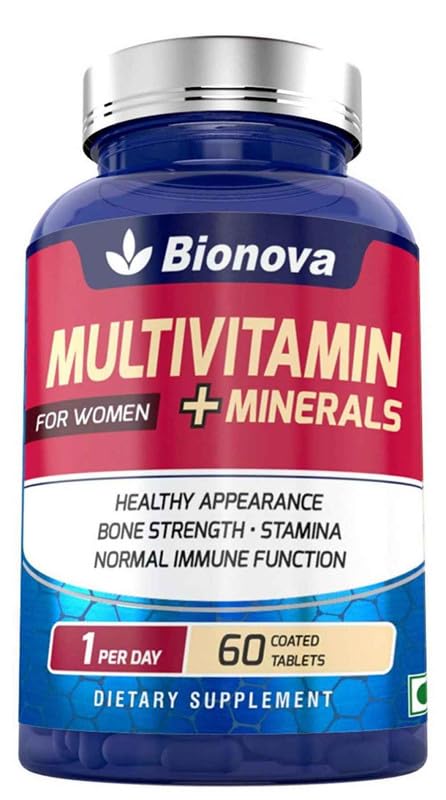 Bionova Multivitamin + Minerals Tablets for Women With Natural Extract ...