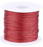 Amazon.com: jijAcraft 328 Feet Gold String Twine - 1.5mm Metallic ...