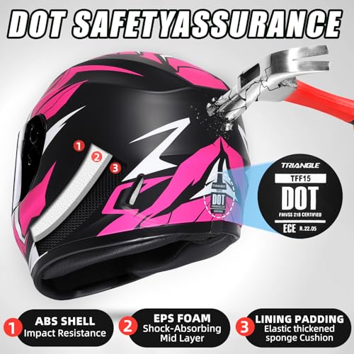 Snapklik.com : TRIANGLE Motorcycle Helmets Full Face Motorcycle Helmet ...