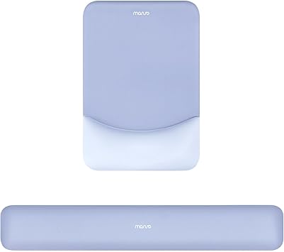Amazon.com : MOSISO Wrist Rest Support for Mouse Pad&Keyboard Set ...