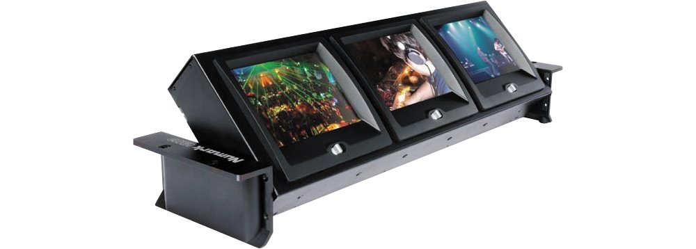 Snapklik.com : VM03 3-screen/6-input LCD 5" Video Display Monitor