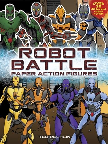 Buy Robot Battle Paper Action Figures (Dover Paper Dolls) Book Online ...