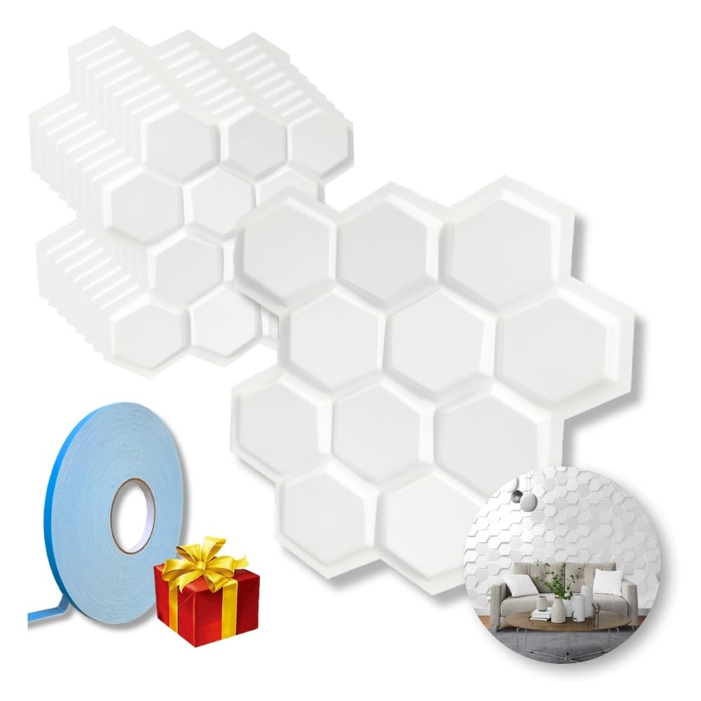 Panel 3D de PVC para muros / 10pz de 50 x 50 cm cubre 2.5 m2 / Panel ...