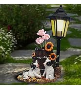 Amazon.com: Muzzysse Outdoor Pigs Statues Solar Sculptures with Solar ...
