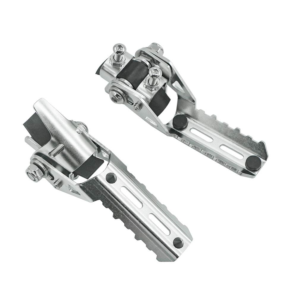 Motorcycle Footrest Pedal Footrest Peg Pedals Foot Rest Pipes Pad ...