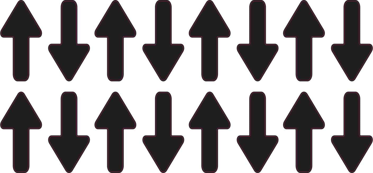 Amazon.com - StickerTalk Arrow Vinyl Stickers, 1 Sheet of 16 Stickers ...