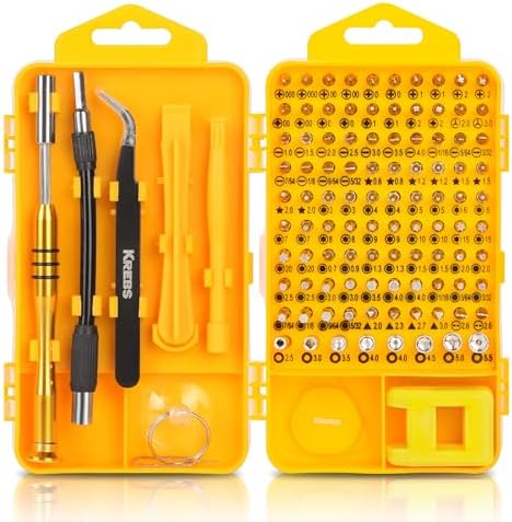 Amazon.com: KREBS Precision Screwdriver Set, 108 in 1 Magnetic Small ...