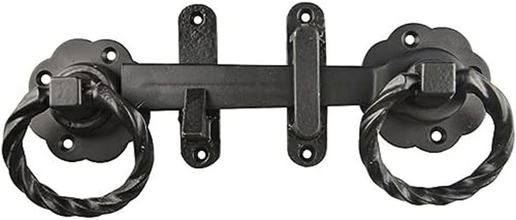 Romak 64706 Gothic Ring Gate Latch, 175 mm Size, Black : Amazon.com.au ...