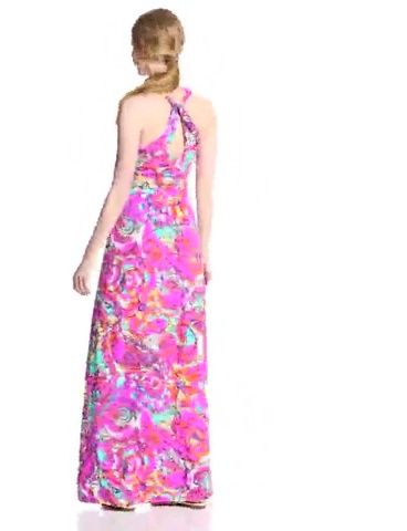 Watch Lilly Pulitzer Women＇s Parrish Maxi Dress, Multi Sea/Be Seen ...