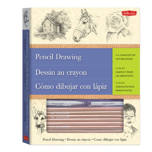 Pencil Drawing-A Complete Kit for Beginners(Trilingual): Walter Foster ...