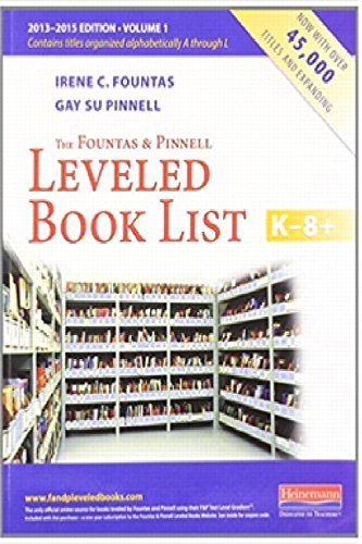 Amazon.com: The Fountas & Pinnell Leveled Book List, K-8+: 2013 - 2015 ...