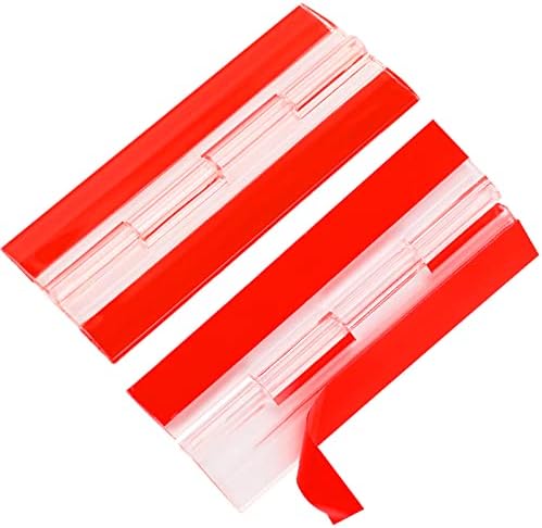 2 Pcs Acrylic Hinge Clear Small Plastic Hinges Continuous Piano Hinge ...