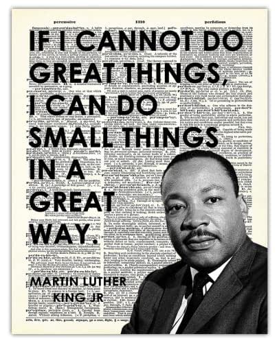 Amazon.com: Inspirational Martin Luther King Poster "If I Can't Do ...