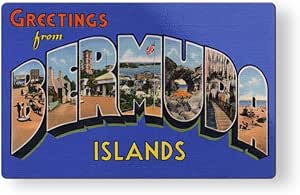 Amazon.com: Greetings from Bermuda Islands Magnet for Car Fridge Locker ...